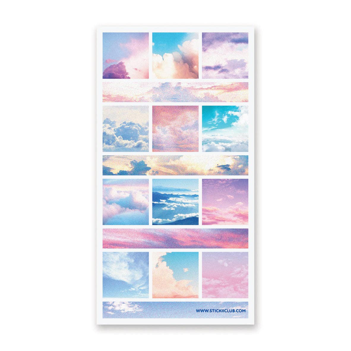 Cotton Candy Skies Sticker Sheet – Stationery Universe