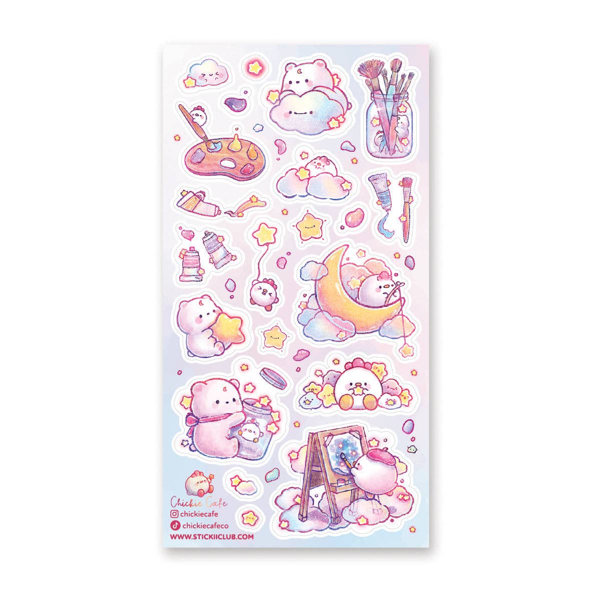 Starlight Studio Sticker Sheet – Stationery Universe