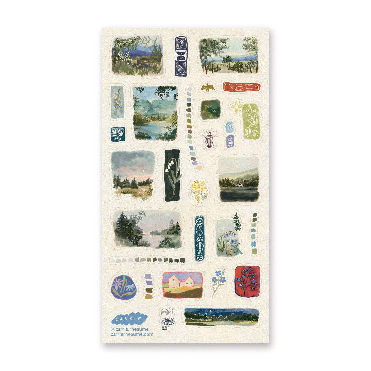 Notes from Nature Sticker Sheet – Stationery Universe