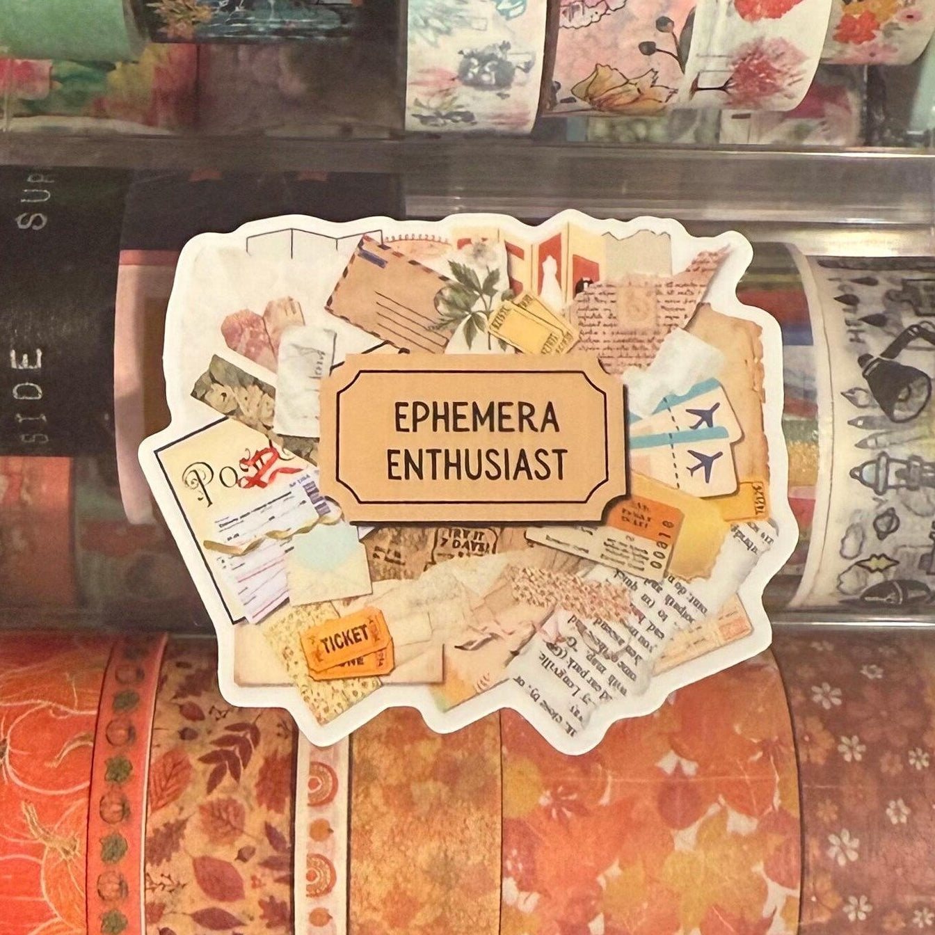 Ephemera Enthusiast Sticker – Stationery Universe